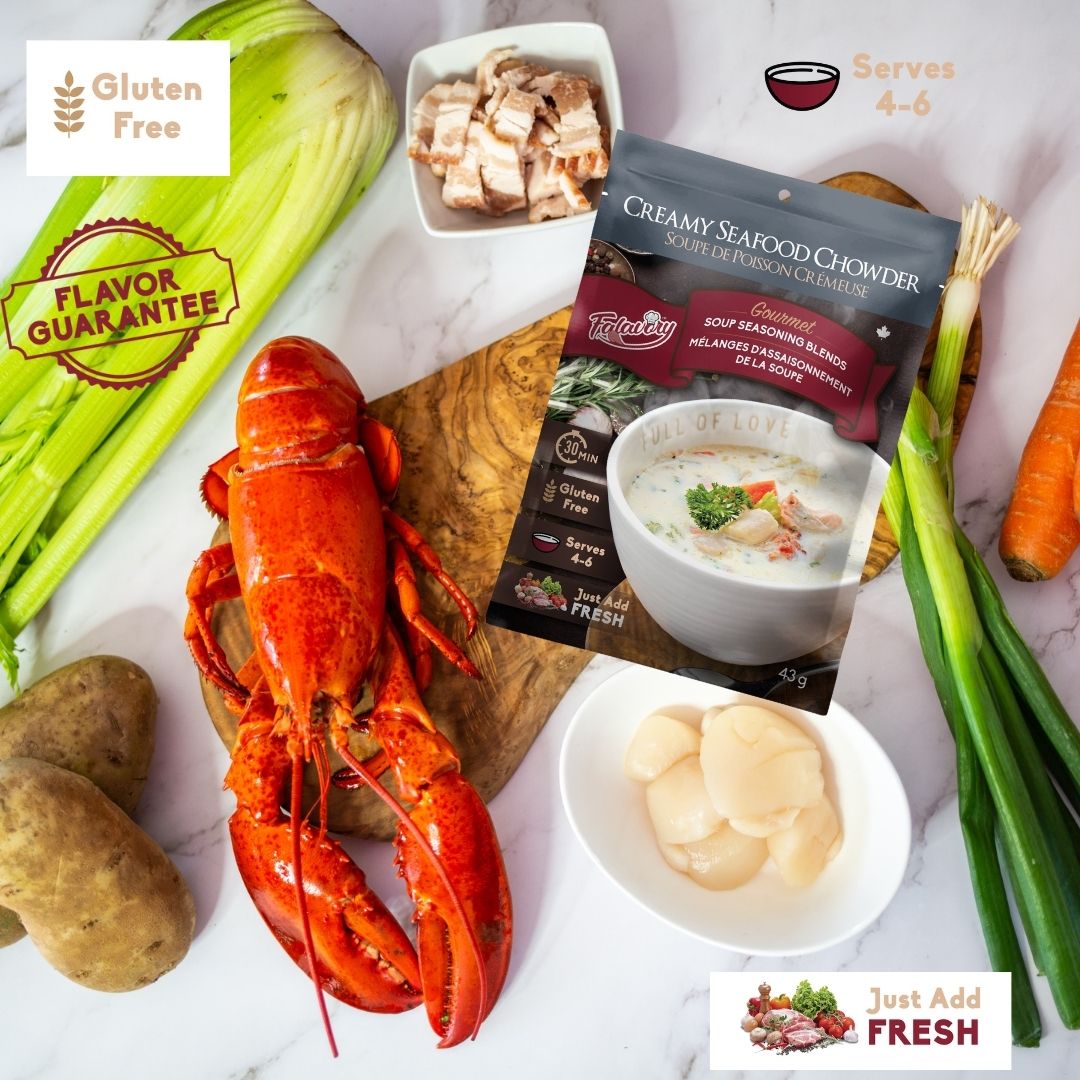 Falavory - Creamy Seafood Chowder – Falavory Soup Seasoning Blends